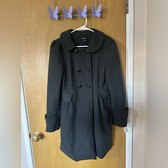 Finesse | Jackets & Coats | Coquette Bow Coat Long Coat Trench Coat ...